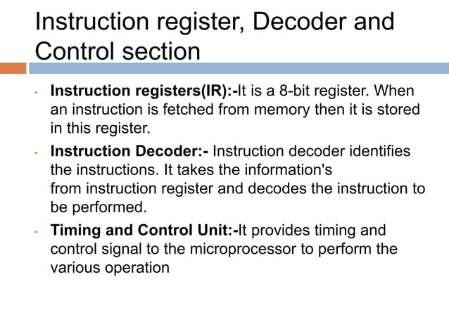 Introduction to 8085 microprocessor | PPTX