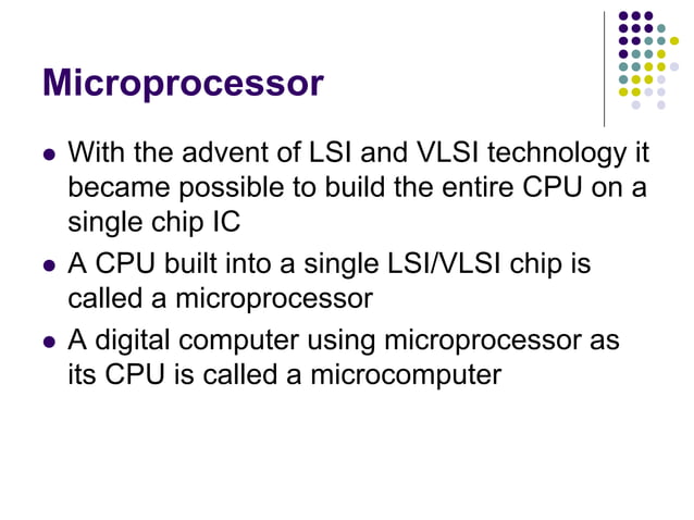 Introduction to 8085 microprocessor | PPT