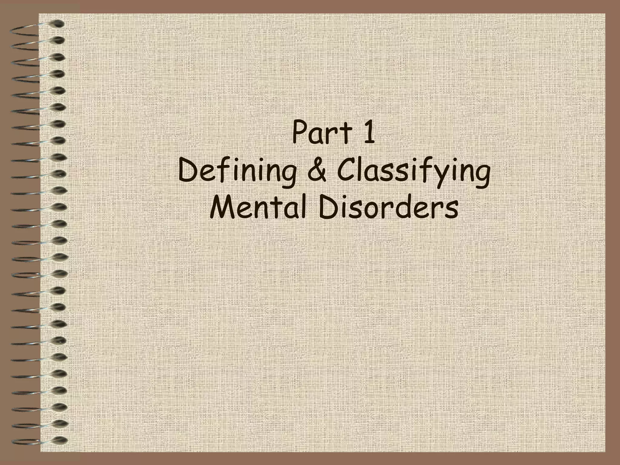 Introduction to abnormal psychology | PPT