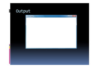 Introduction to abstract window toolkit & swing | PPT