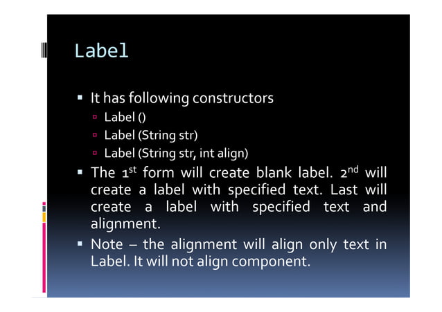 Introduction to abstract window toolkit & swing | PPT