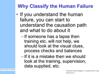 Accident Investigation - UK-HSE | PPTX