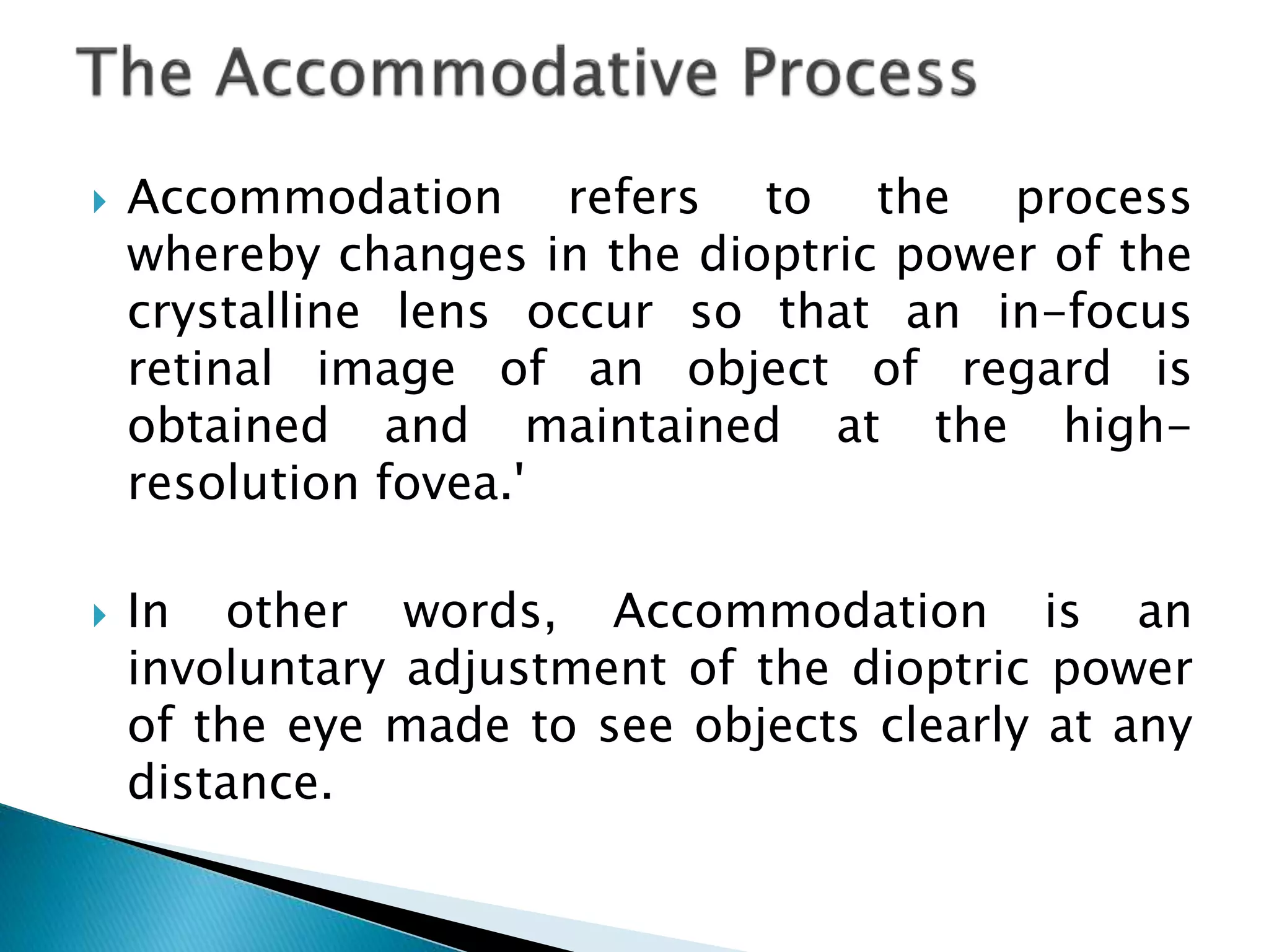 Introduction to accommodative and binocular anomalies | PPTX