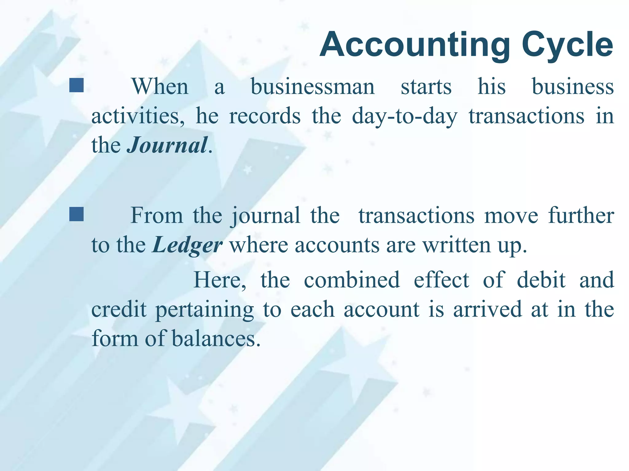 Introduction to accounting | PPTX