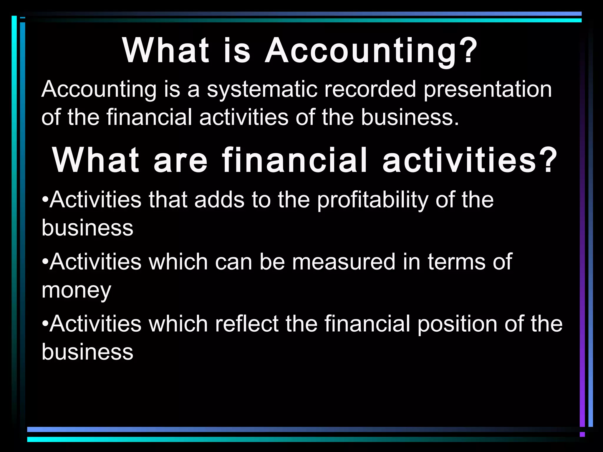 Introduction+to+accounting | PPT