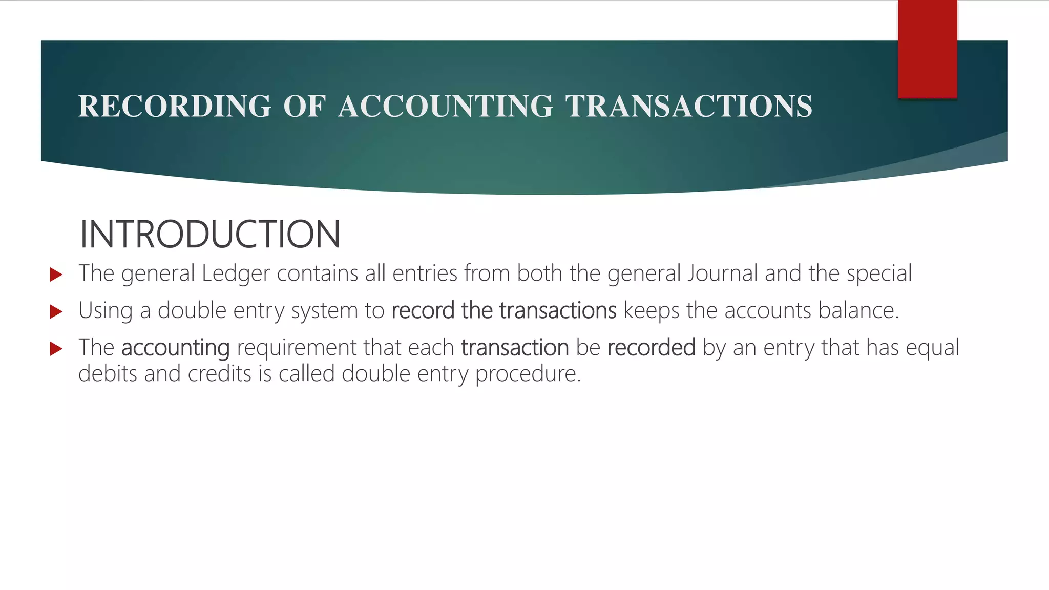 Introduction to accounting | PPT