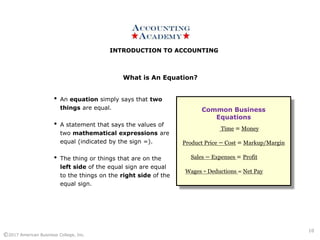Introduction to Accounting | PPT