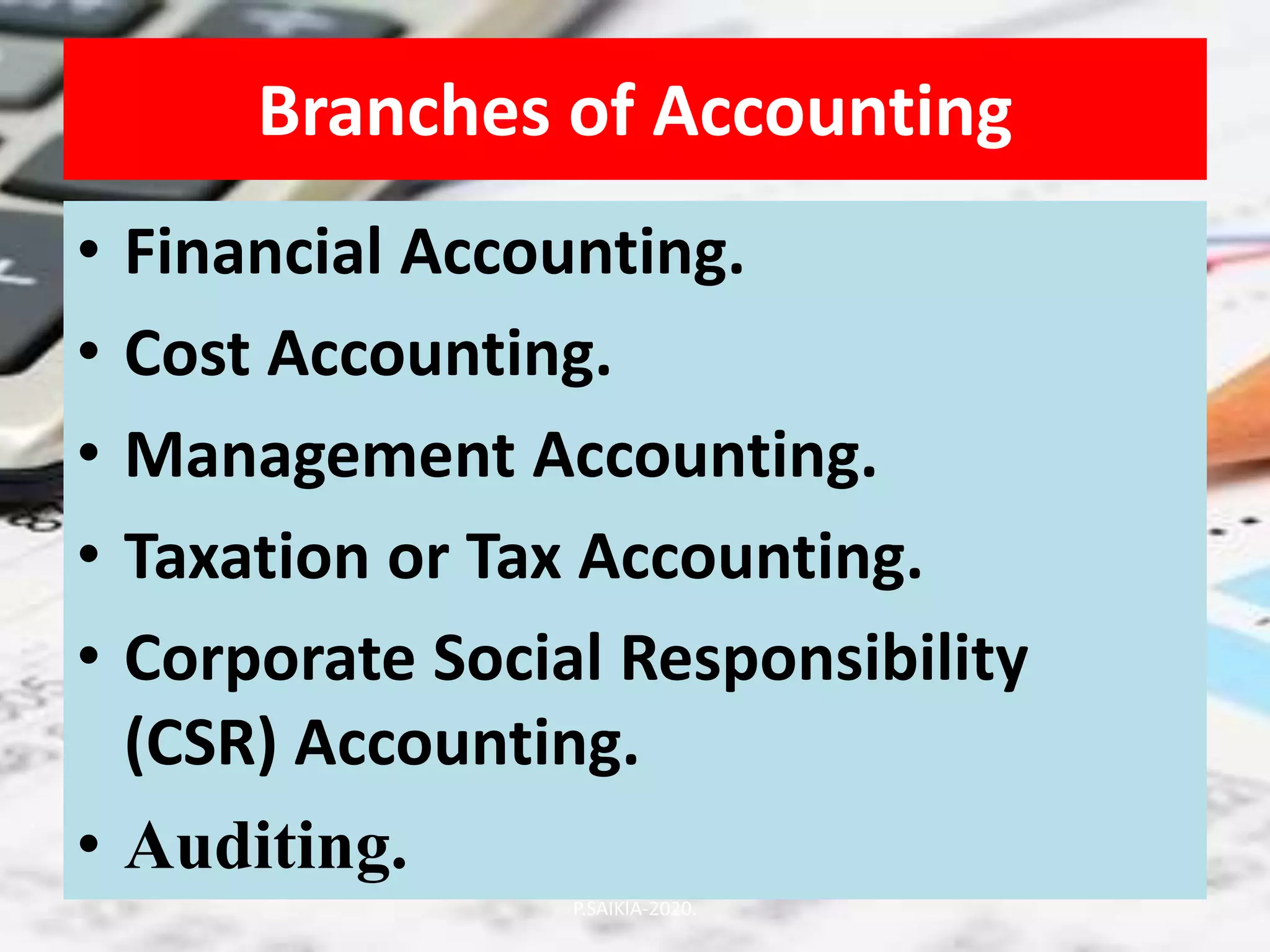 Introduction to accounting | PPT