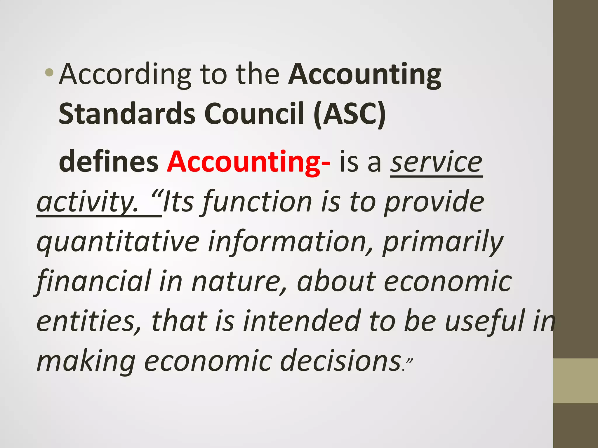 INTRODUCTION TO ACCOUNTING | PDF