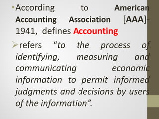 INTRODUCTION TO ACCOUNTING | PDF