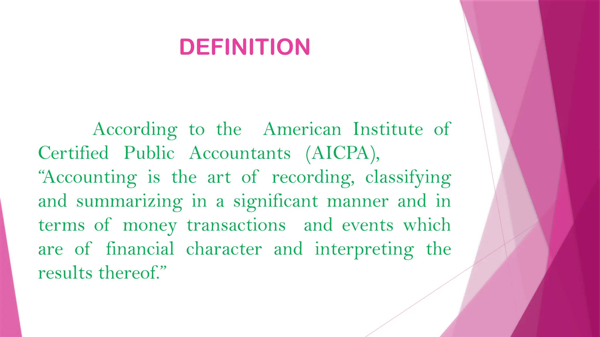 Basics of Accounting, Accounting Concepts and Conventions | PPTX