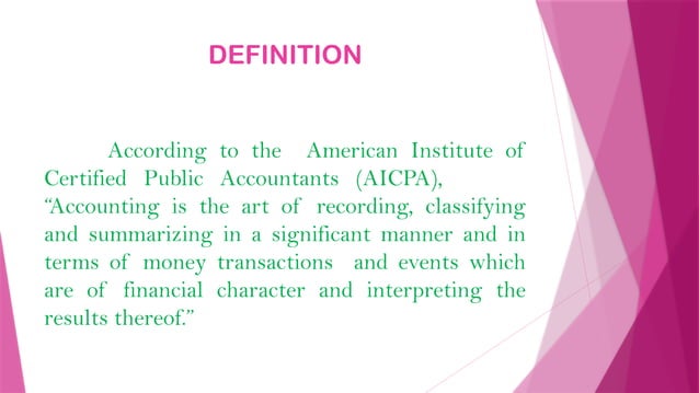 Basics of Accounting, Accounting Concepts and Conventions | PPT