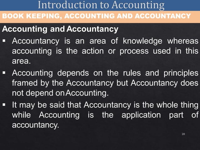 Introduction to Accounting- class 11 | PPTX