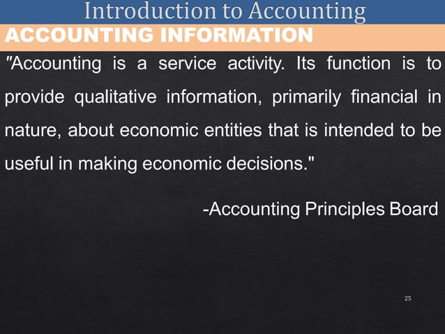Introduction to Accounting- class 11 | PPTX