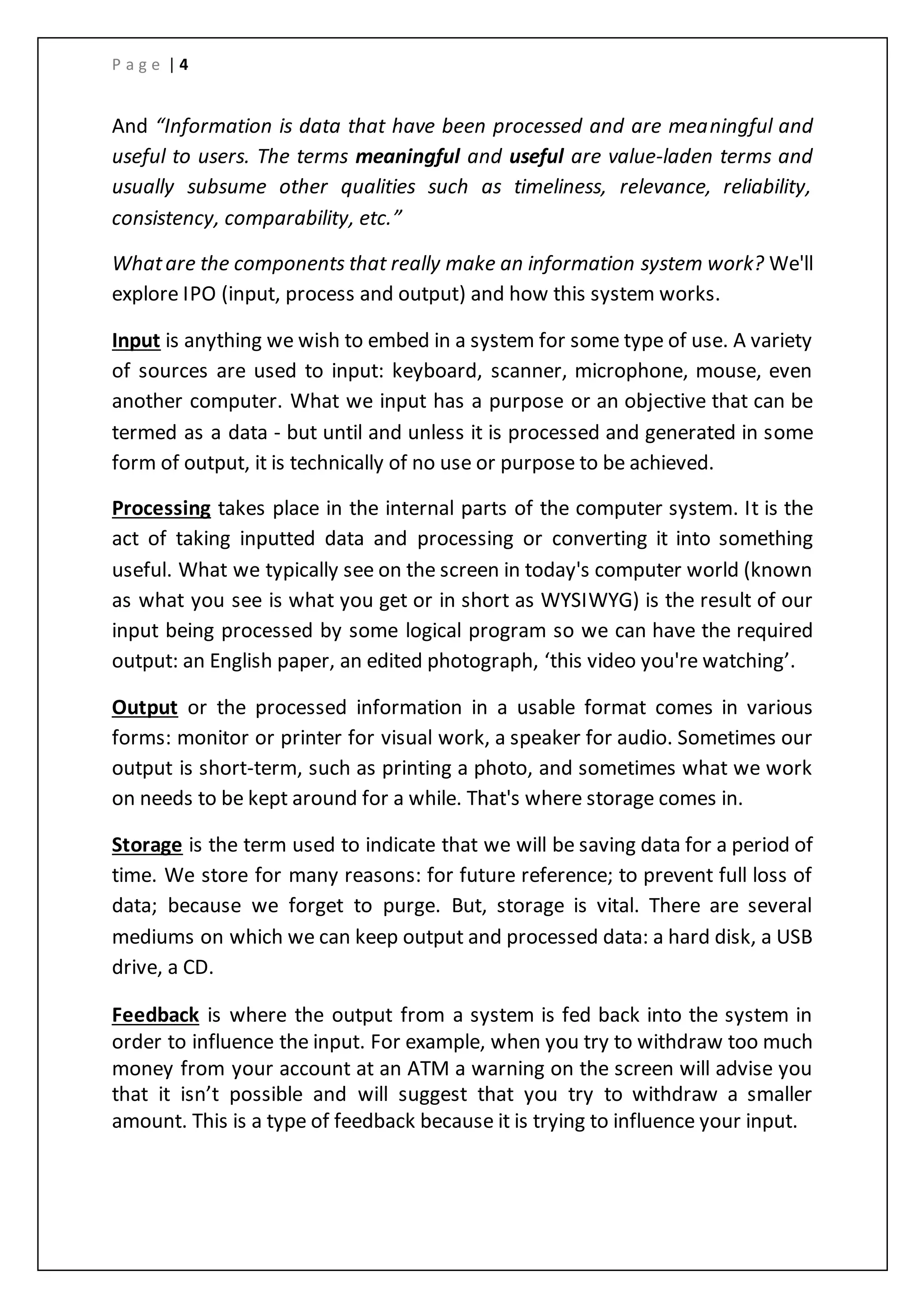 Introduction to accounting information system | DOCX