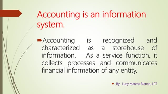 Introduction to accounting (FABM 1 for Senior High Students) | PPTX ...