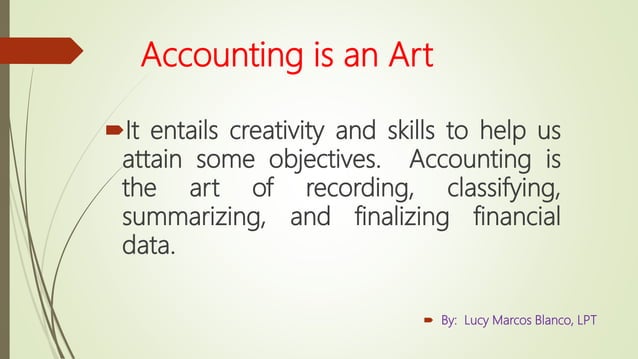 Introduction to accounting (FABM 1 for Senior High Students) | PPTX ...