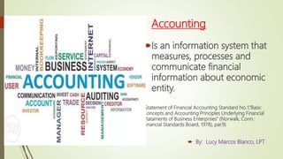 Introduction to accounting lecture for Senior High School Students | PPTX