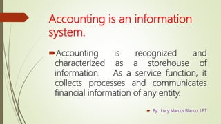 Introduction to accounting lecture for Senior High School Students | PPT