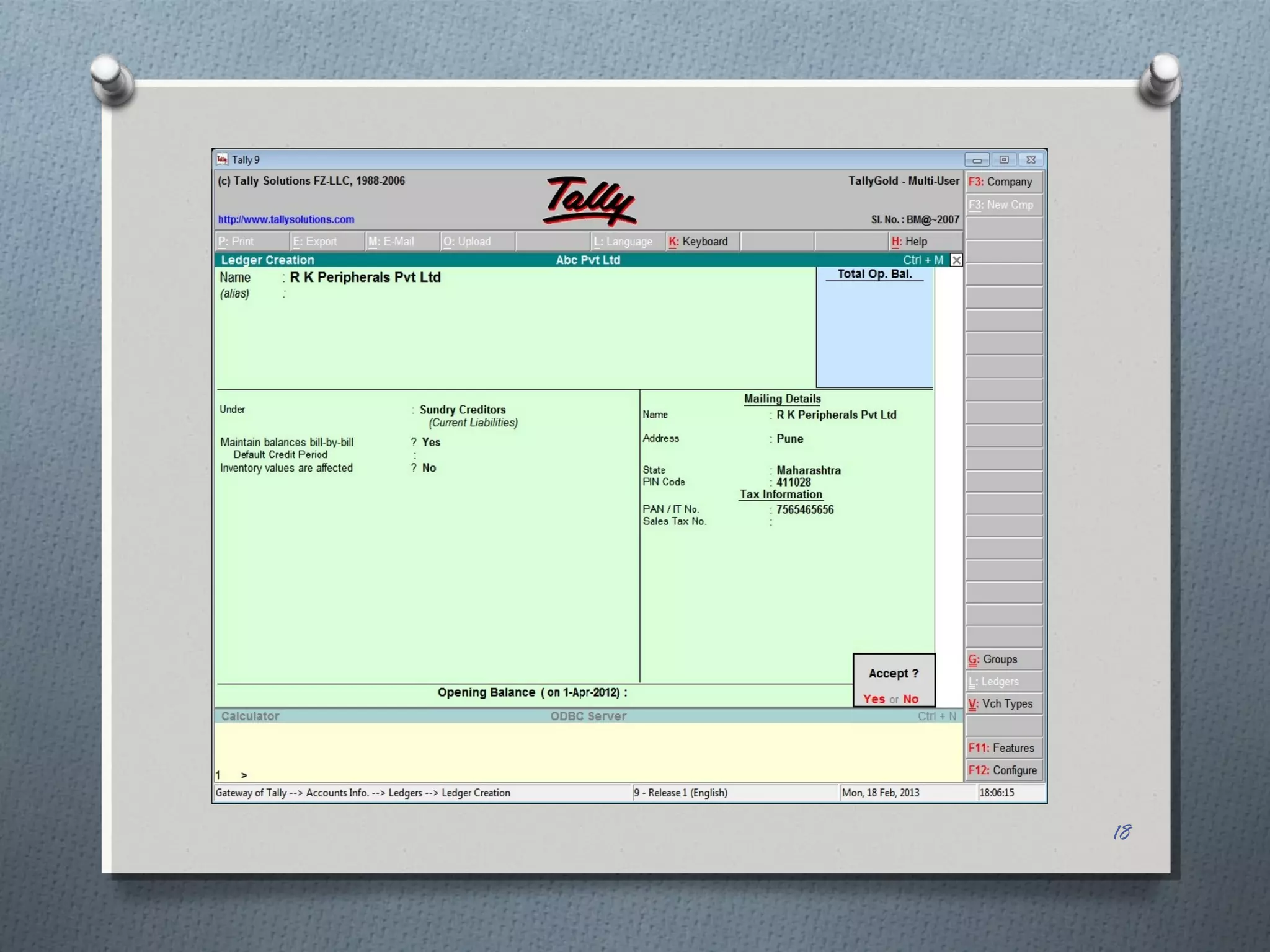 Introduction to accounting software tally | PPT | Business Accounting & Finance | Business