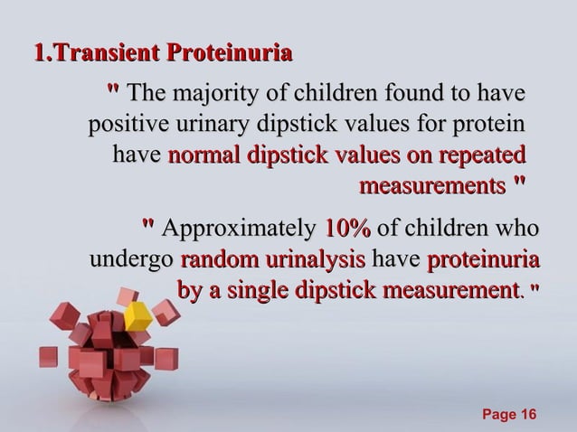 Introduction to a child with proteinuria | PPT