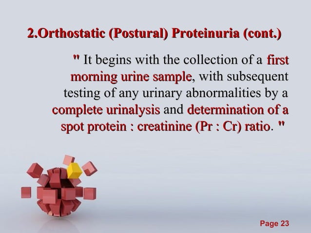 Introduction to a child with proteinuria | PPT