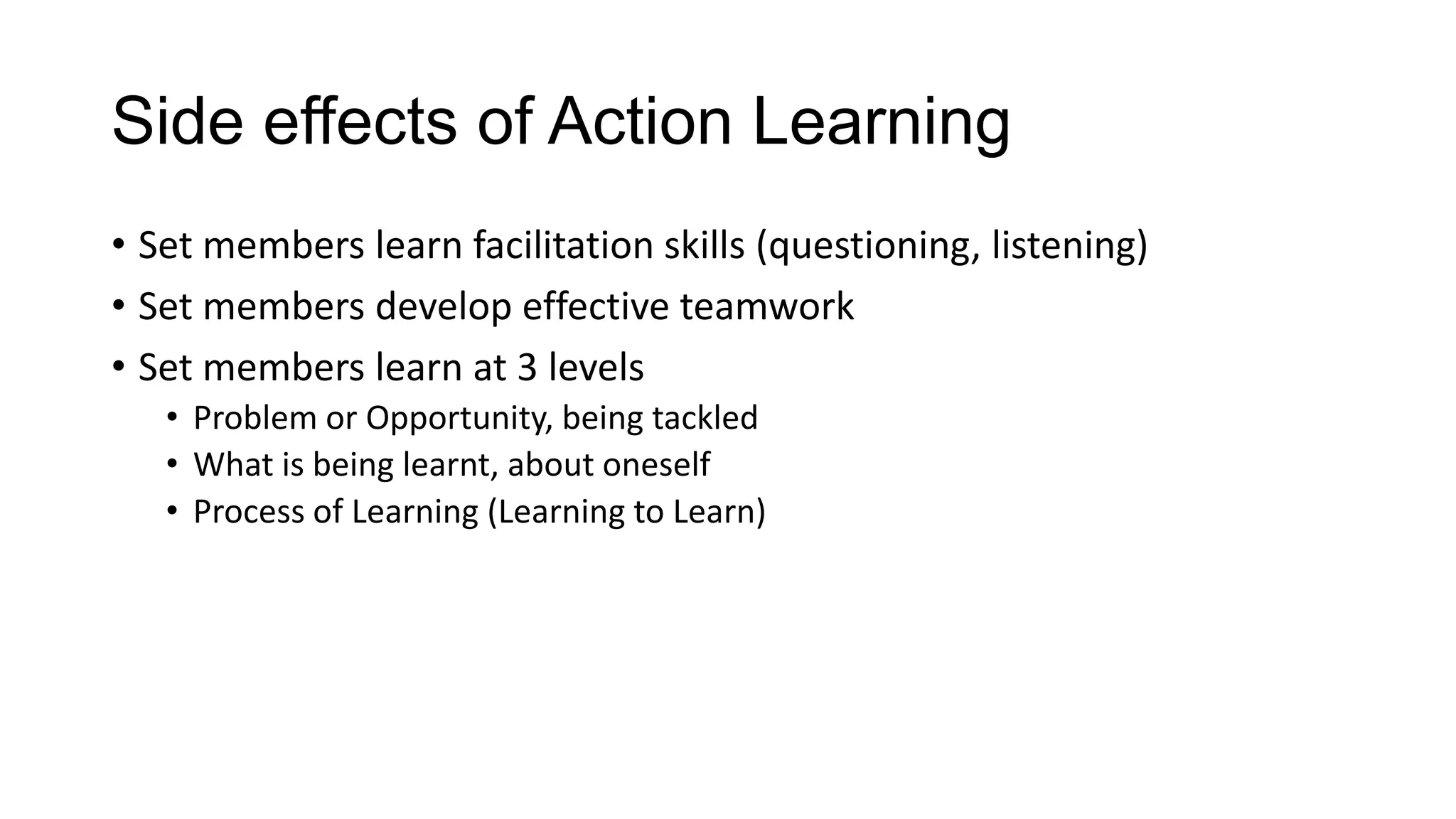 Introduction to action learning | PPT