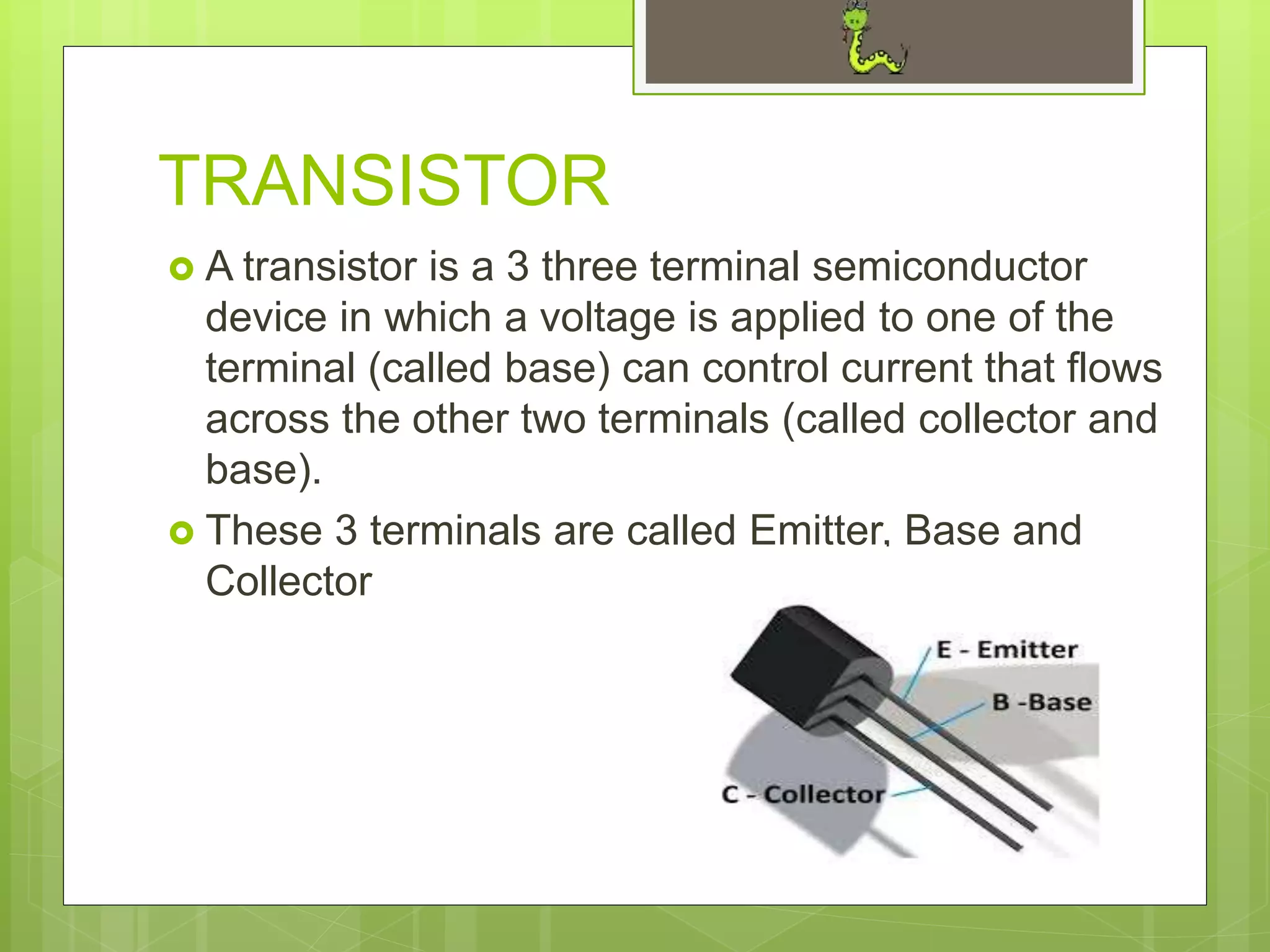 Introduction to active and passive components | PPTX