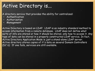 Introduction_to_Active_Directory and Windows Server | PPT