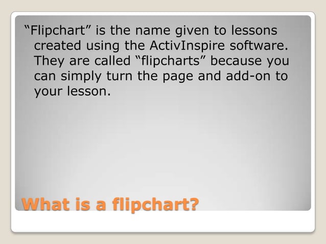 Introduction to ActivInspire | PPTX