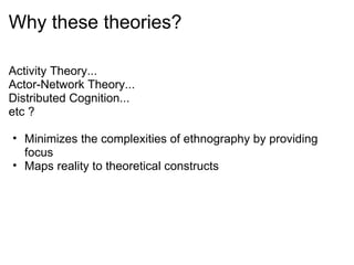 Introduction to Activity Theory in HCI | PPT