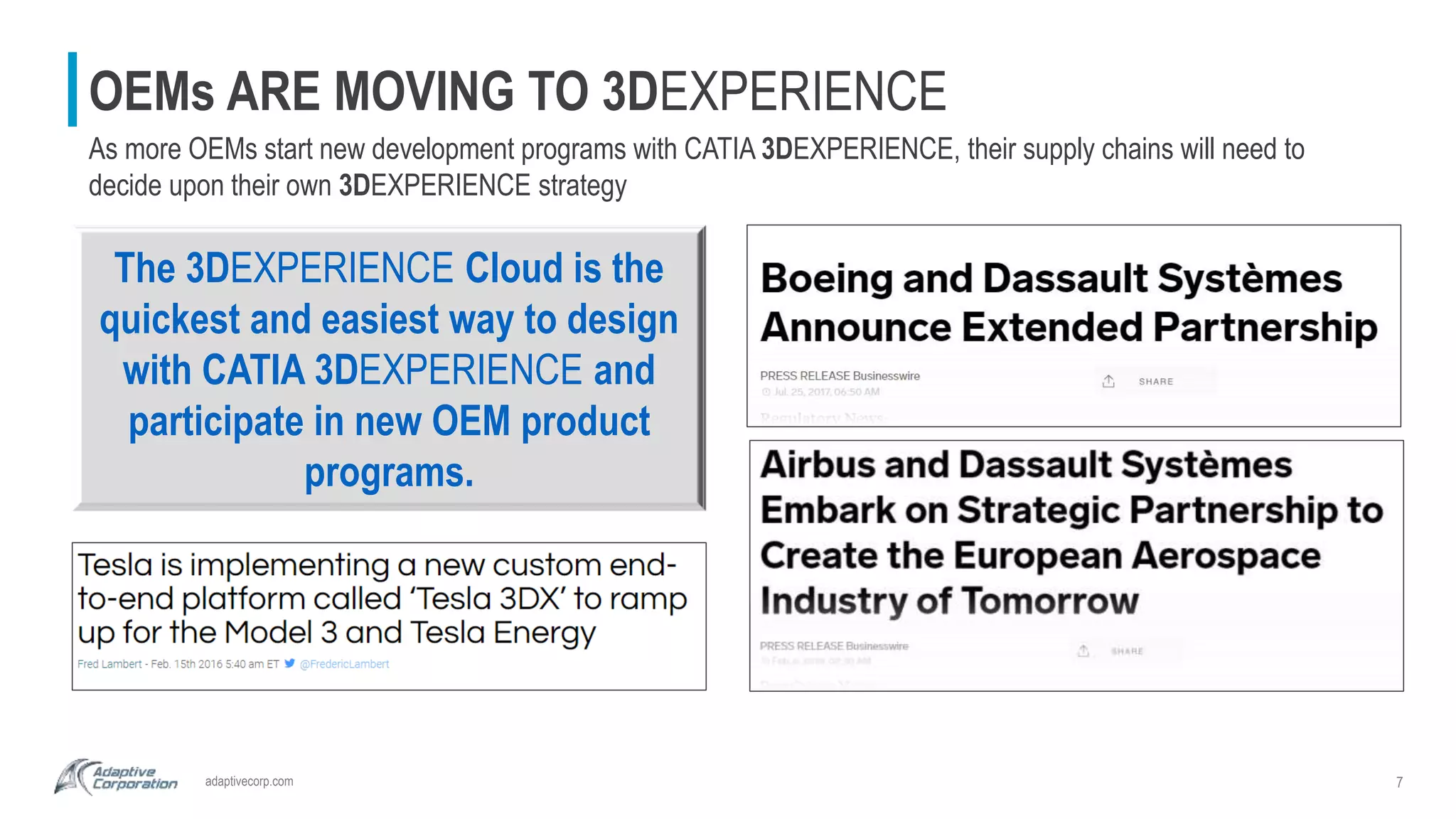 Introduction to Adaptive and 3DEXPERIENCE Cloud | PPTX