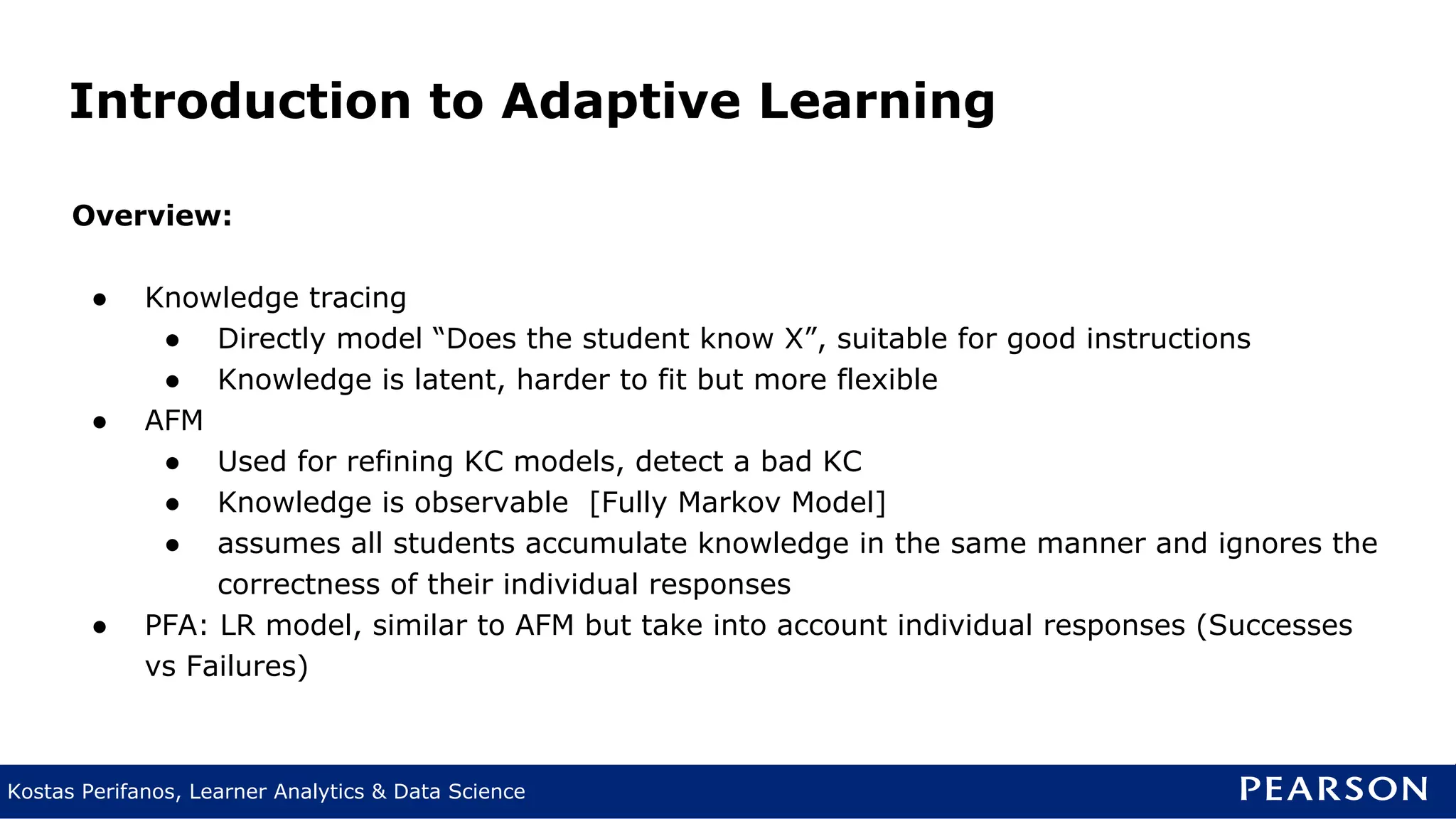 Introduction to adaptive learning | PDF