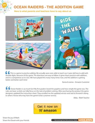 Addition Board Game - Ocean Raiders. 11 times more math practice | PDF