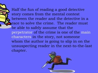 Elements of a Detective Story | PPT