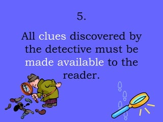 Elements of a Detective Story | PPT