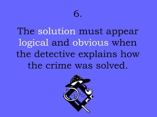 Elements of a Detective Story | PPT
