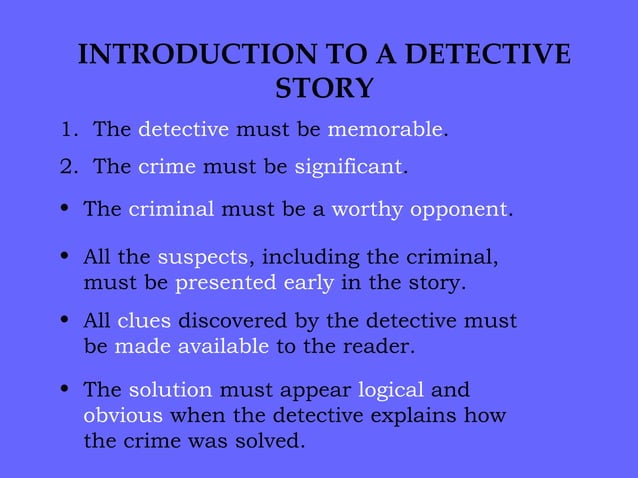 Elements Of A Detective Story PPT elements-of-a-detective-story-ppt
