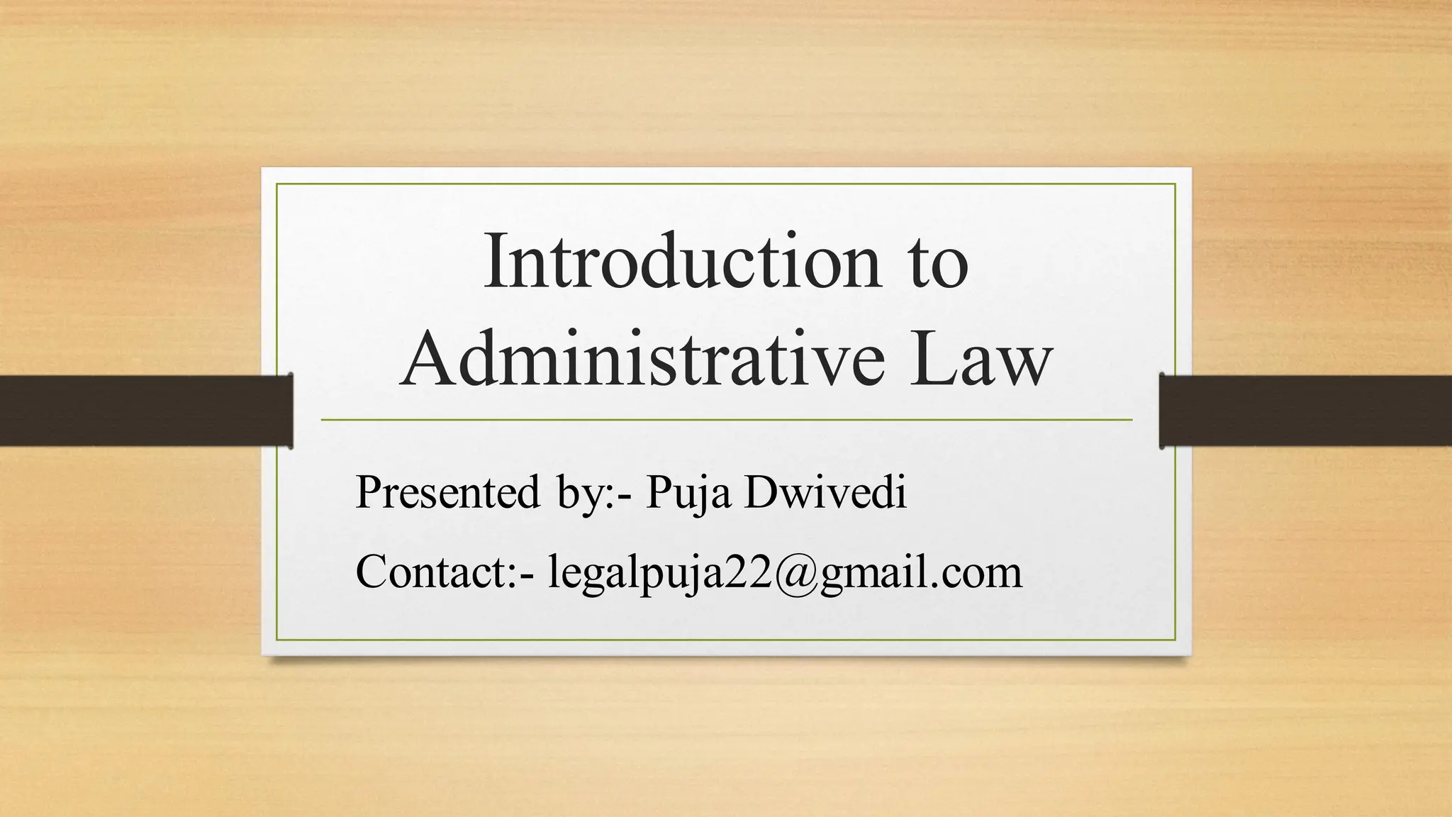 Introduction objective nature and scope to Administrative Law | PDF