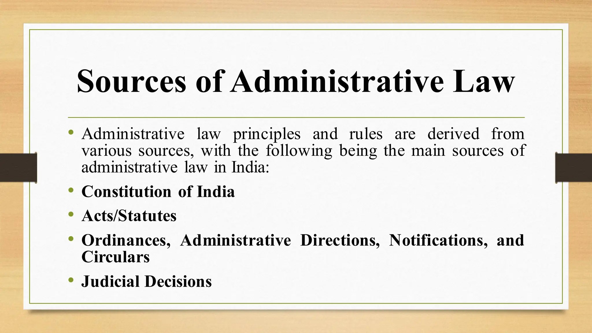 Introduction objective nature and scope to Administrative Law | PDF