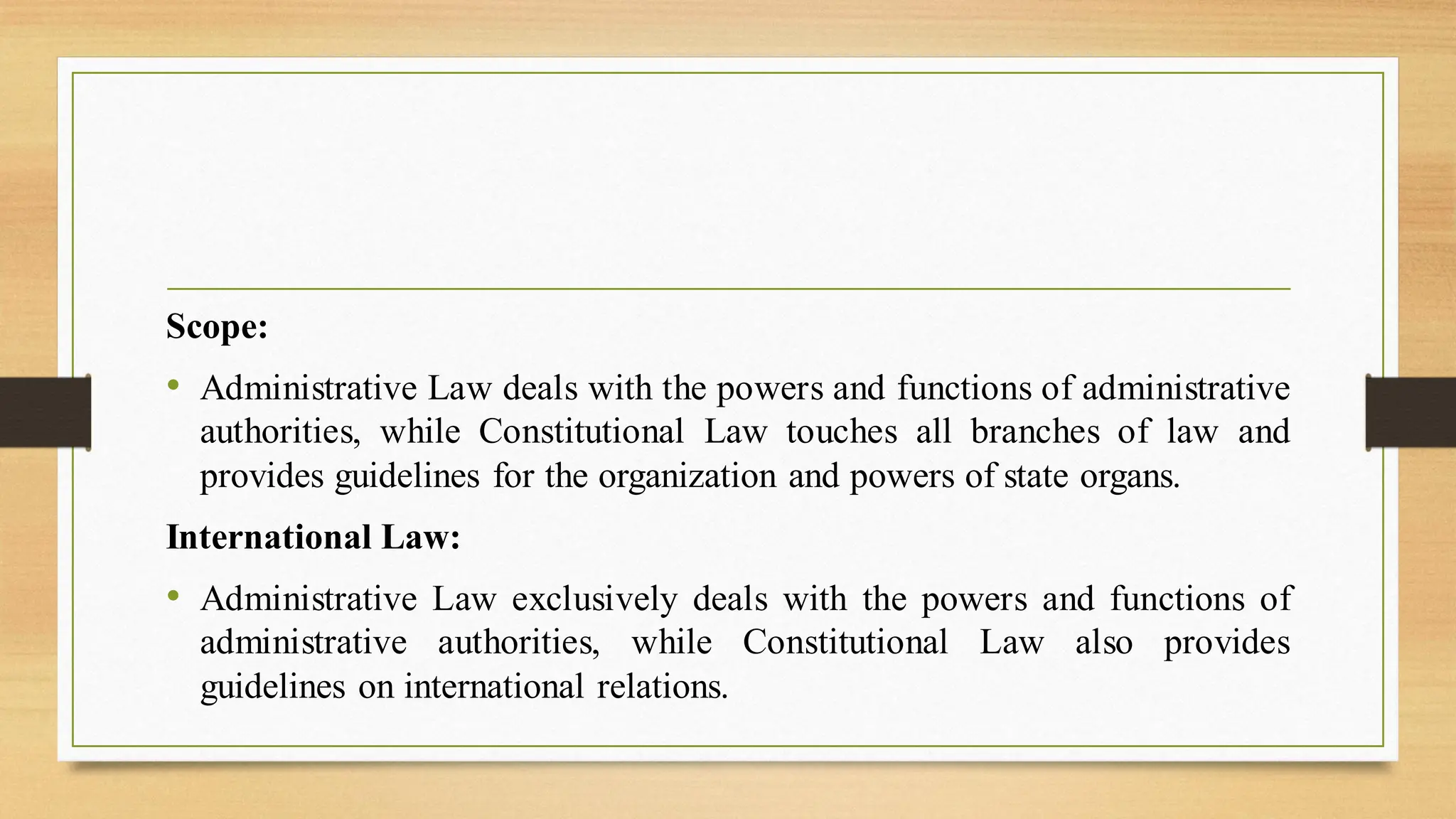 Introduction objective nature and scope to Administrative Law | PDF