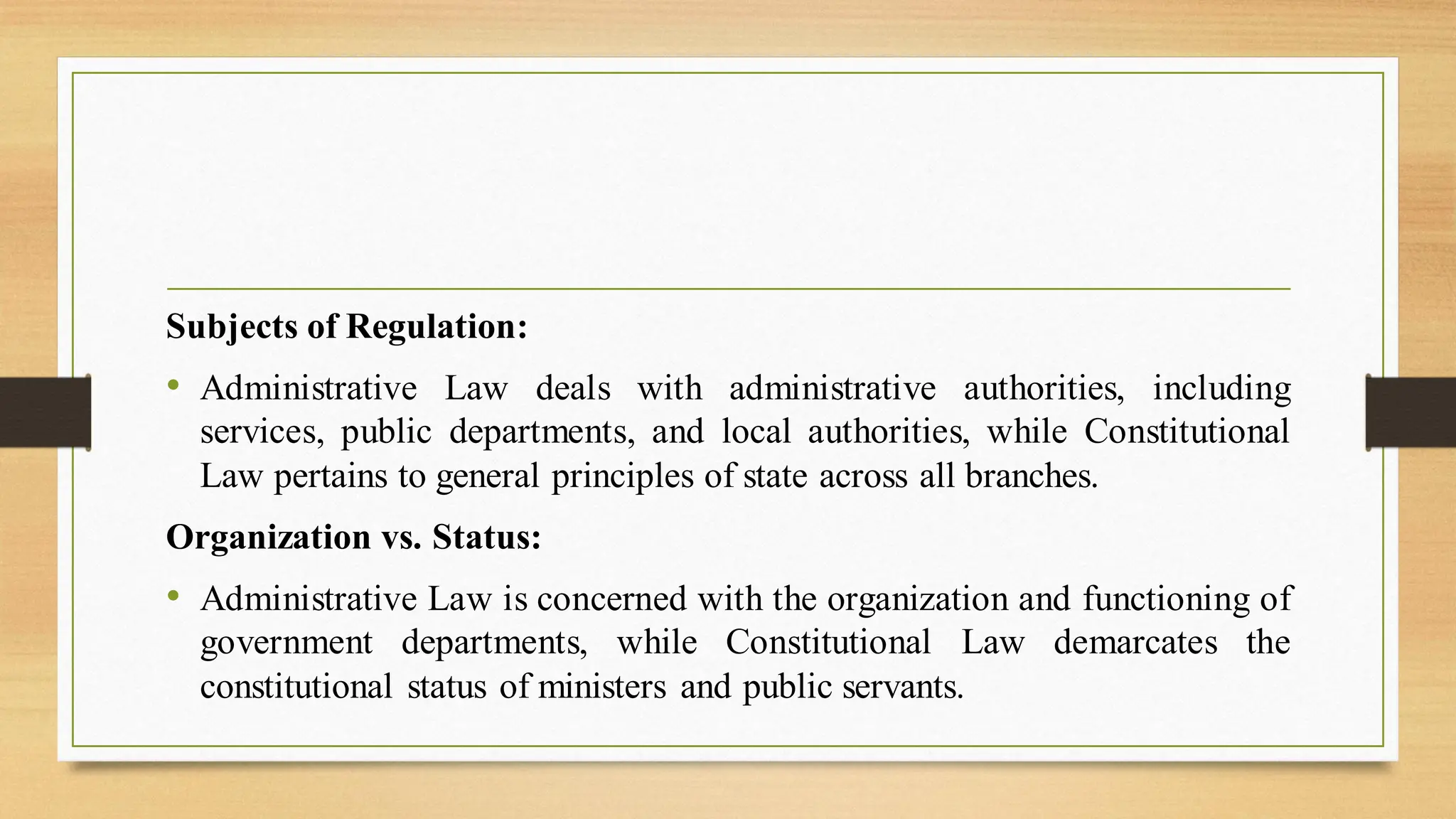 Introduction objective nature and scope to Administrative Law | PDF