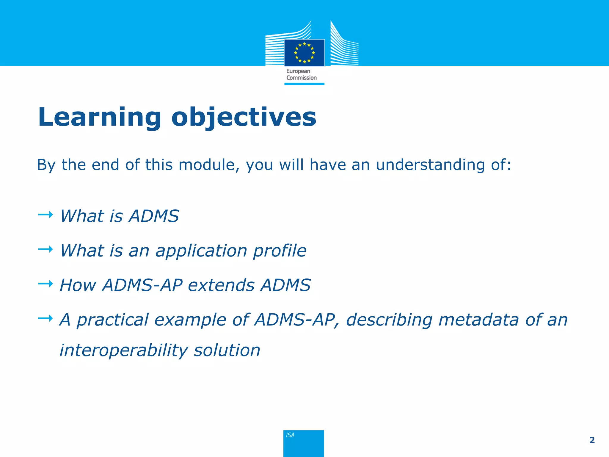 Introduction to the Asset Description Metadata Schema Application ...