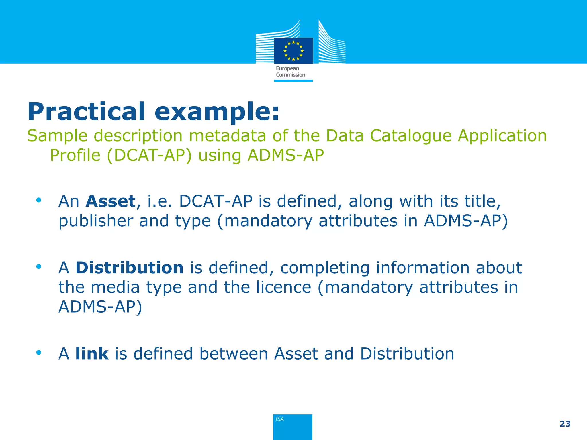 Introduction to the Asset Description Metadata Schema Application ...