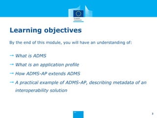 Introduction to the Asset Description Metadata Schema Application Profile (ADMS-AP) | PDF ...