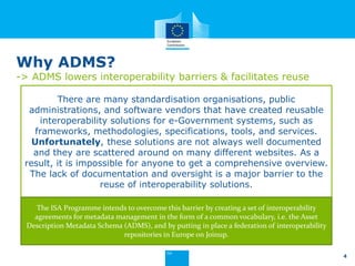 Introduction to the Asset Description Metadata Schema Application Profile (ADMS-AP) | PDF ...