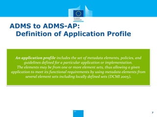 Introduction to the Asset Description Metadata Schema Application Profile (ADMS-AP) | PDF ...