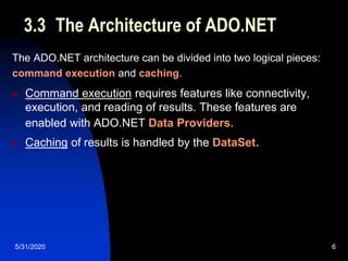 Introduction to ado.net