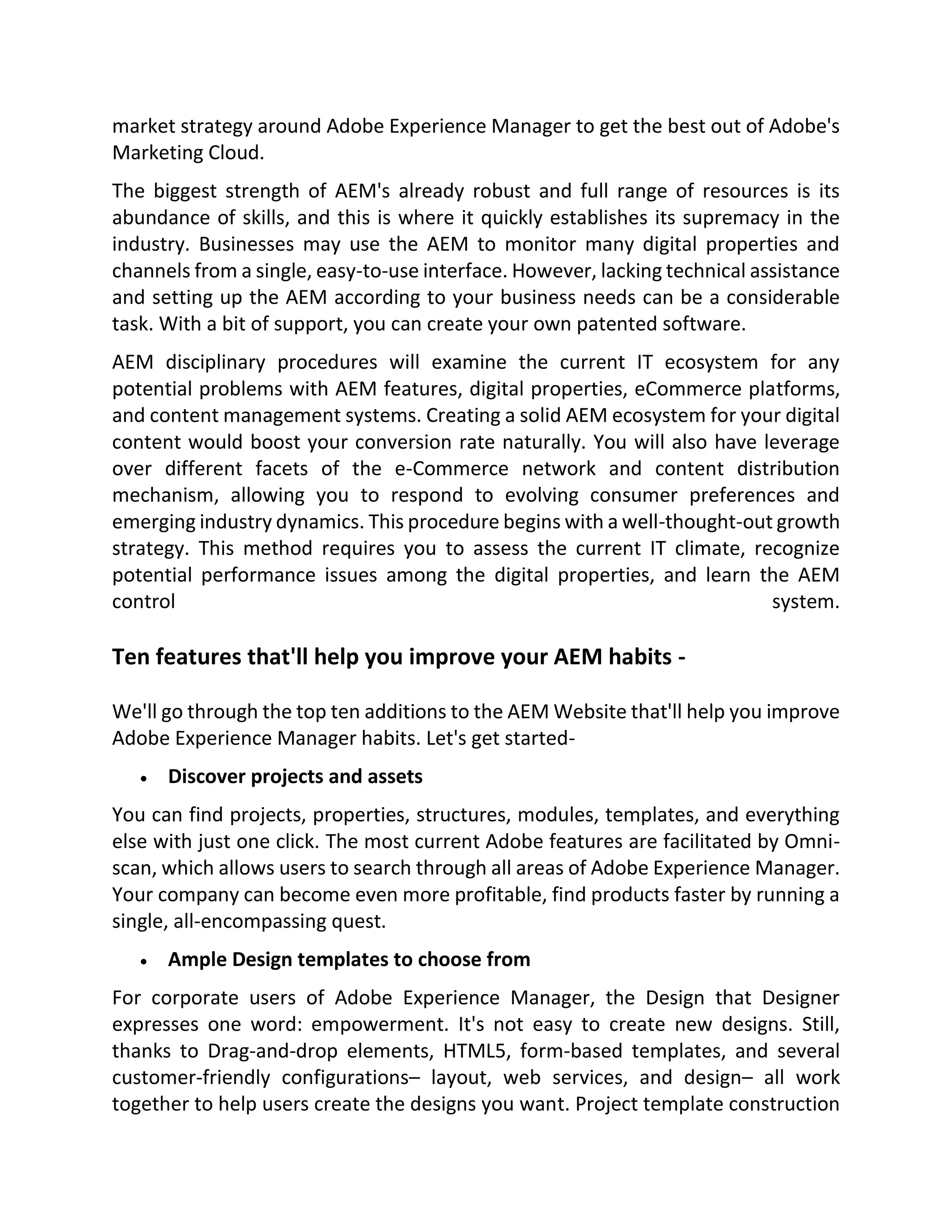 Introduction to adobe experience manager | PDF