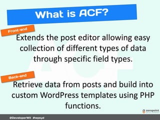 Introduction to Advanced Custom Fields | PPT